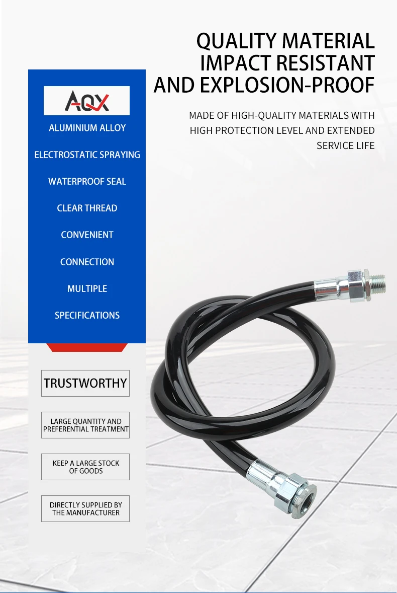 Durable IP65 WF1 Explosion-Proof Metal Hose Connection Fitting Flexible ...