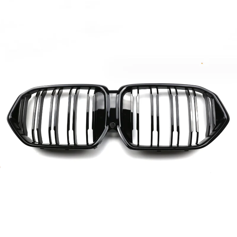 Gloss Black Dual Slats Front Bumper Grille For 2020-2023 Bmw X6 G06 ...