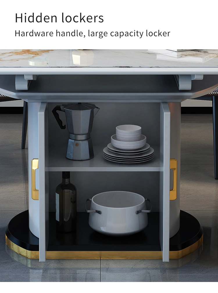 Rock Table Small Apartment Simple Table And Chair Folding Round Multi ...