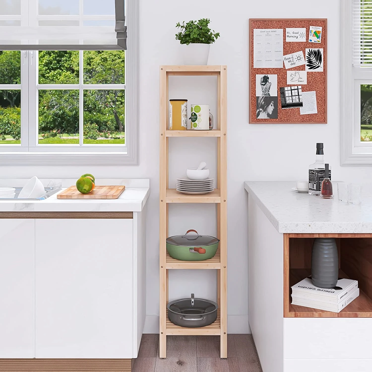 Multi Tier Bamboo Rack - Organize Your Bathroom Efficiently