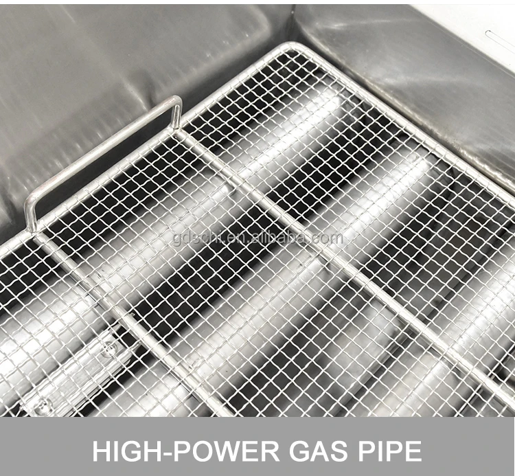 Shuangchi Commercial Gas Potato Chips Fryer 35-40l Chicken Deep Fryer ...