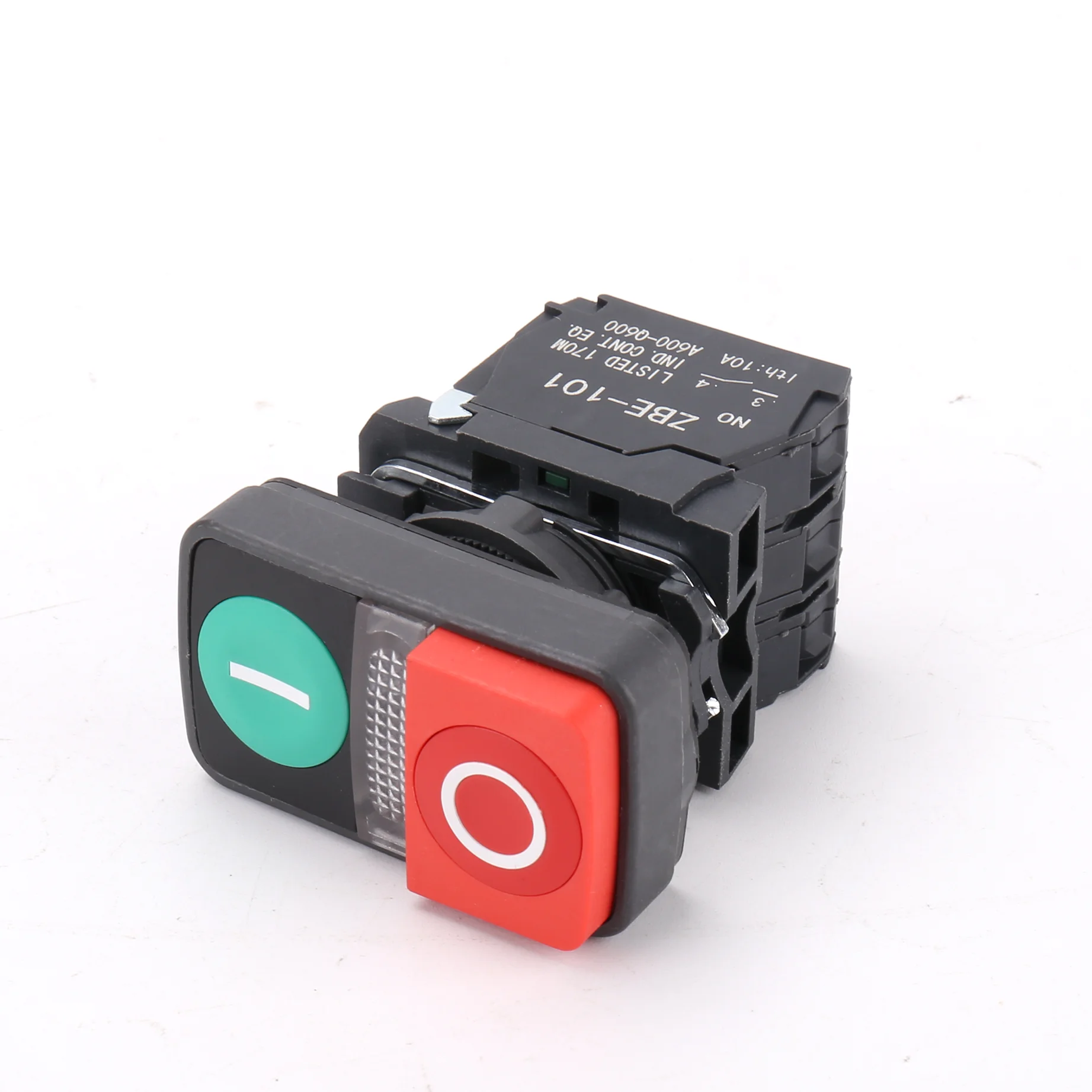 Sentai Xb5-aw7425 Illuminated Start Stop Double Head Push Button Switch 1no 1nc Plastic Push ...