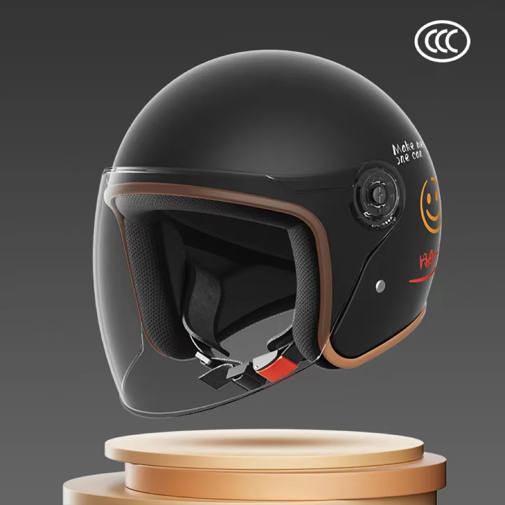 Motorcycle Electric Vehicle Helmet Half Helmet Universal 60cm Head ...