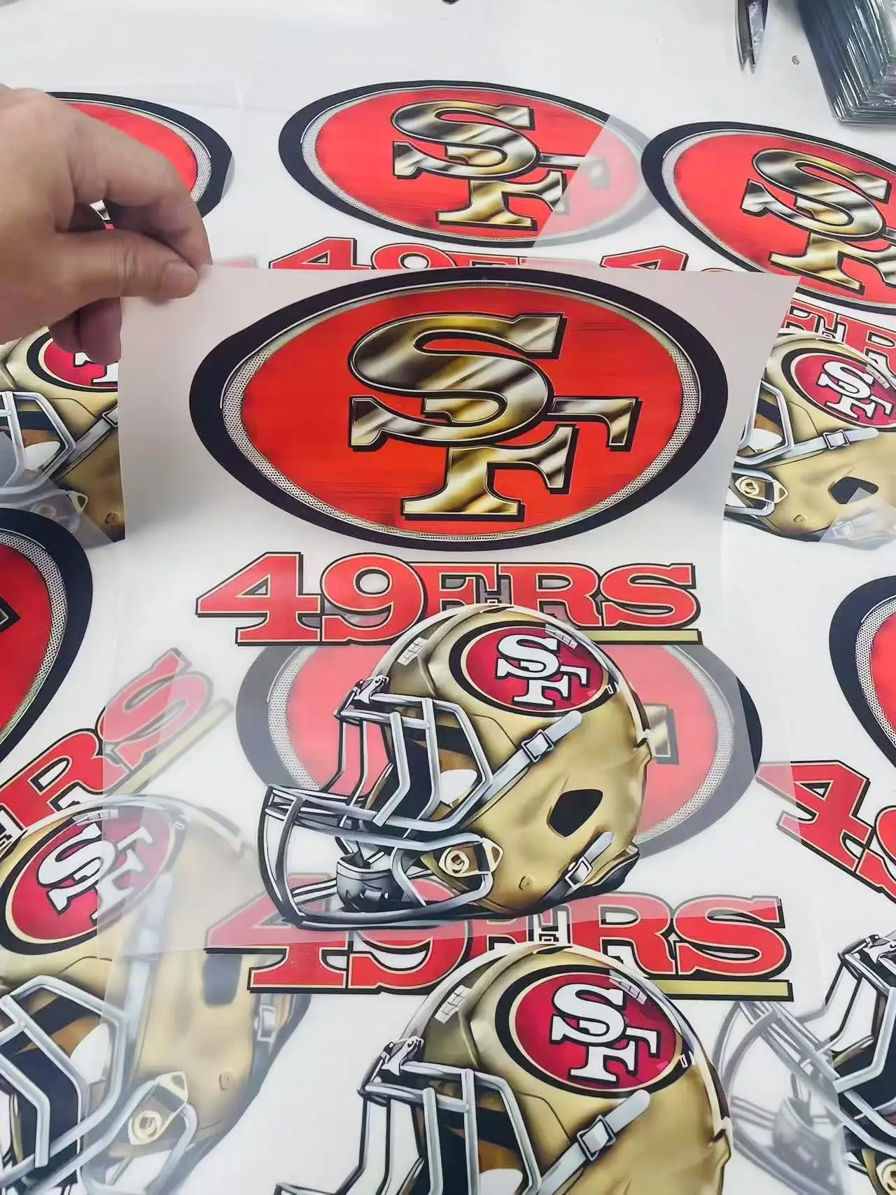 Wholesale NFL Team Apparel DTF Heat Transfer Stickers, OEM | Wholesale