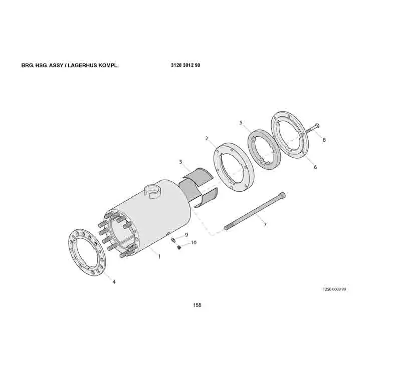 Hngd-w/anillo De Sellado/3128301239/3128209301/3128216600/boómero M2c ...
