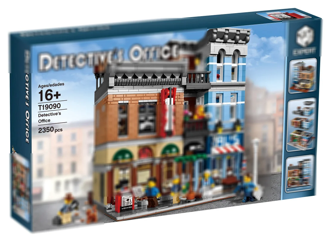 A19090 Detective Agency Model 10246 Building City Street View Small ...
