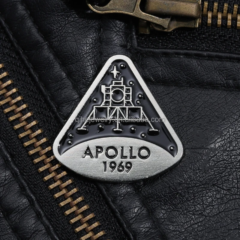 Apollo 1969 Spacecraft Enamel Pins - Customizable Designs