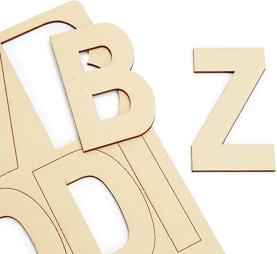 Customized Natural 1 Inch Wooden Letters Alphabet With Sorting Tray ...