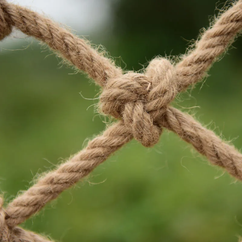Hemp Natural Manila Rope Climbing Cargo Net Children Safety Jute Netting