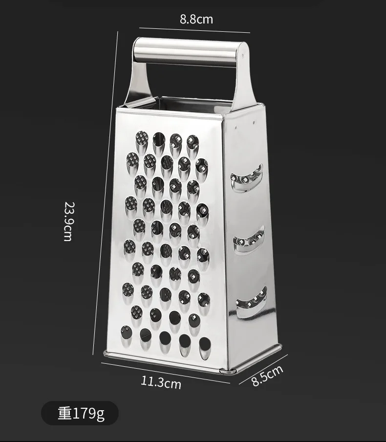 Factory Kitchen Stainless Steel Ginger Grater 4 Sides Vegetable Fruit ...
