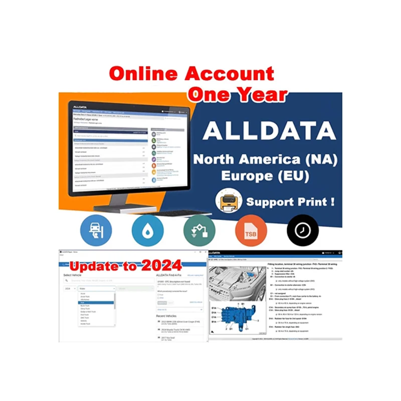 Newest Version Online Account Alldata Auto Repair Software 1 Year Free ...