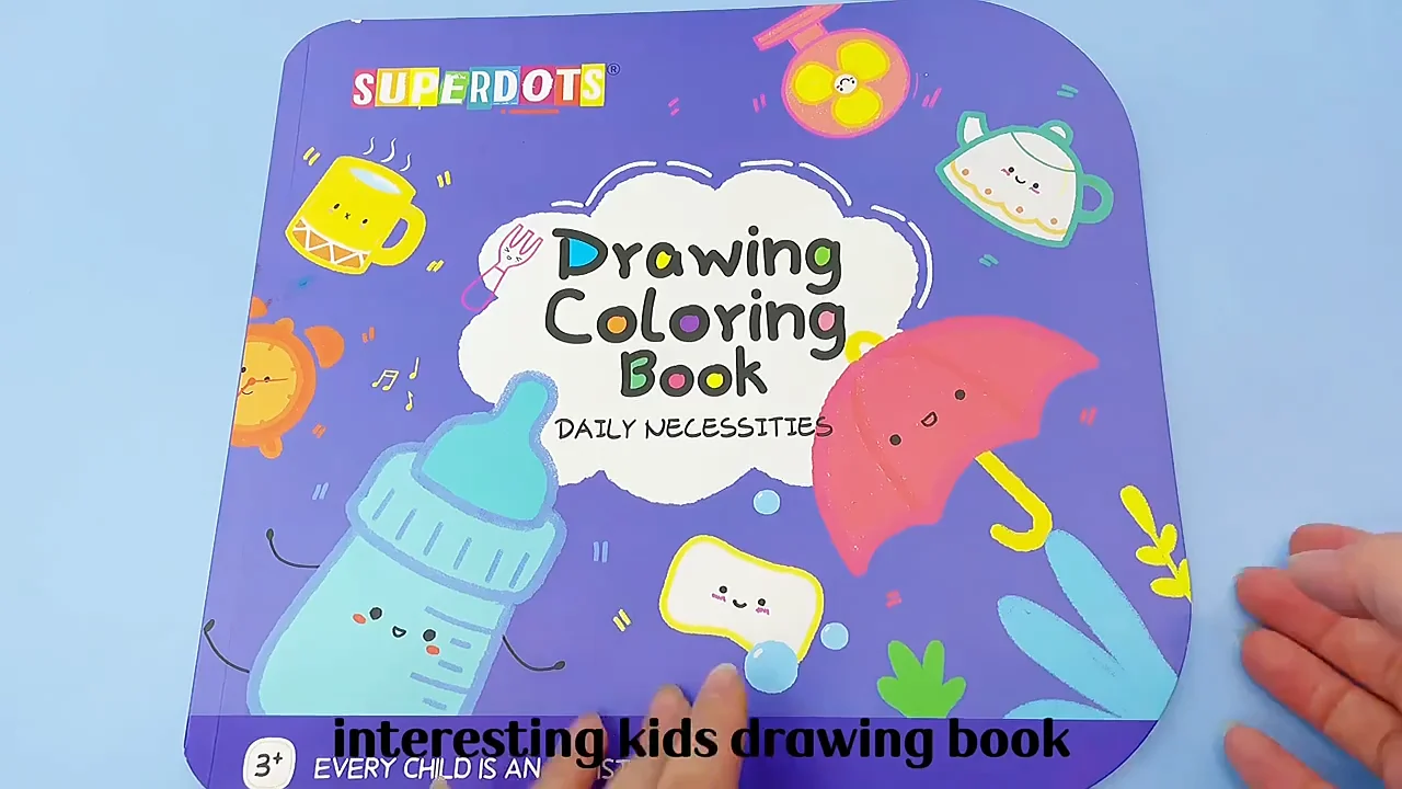 Colorful Printed Rounded Coloring Book Children's Education ...