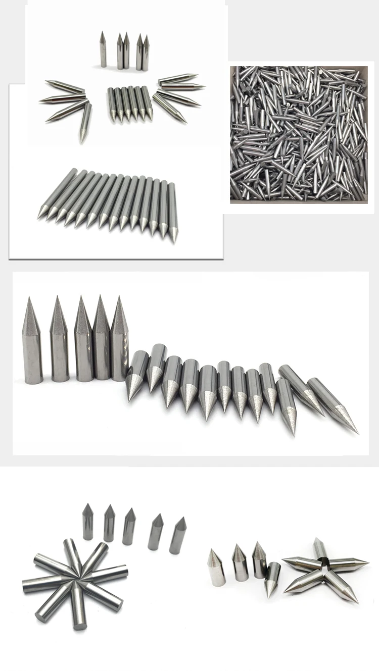 Yl10.2 Diameter 6*25mm*15 Degree High Hardness 91.8hra Tungsten Carbide ...