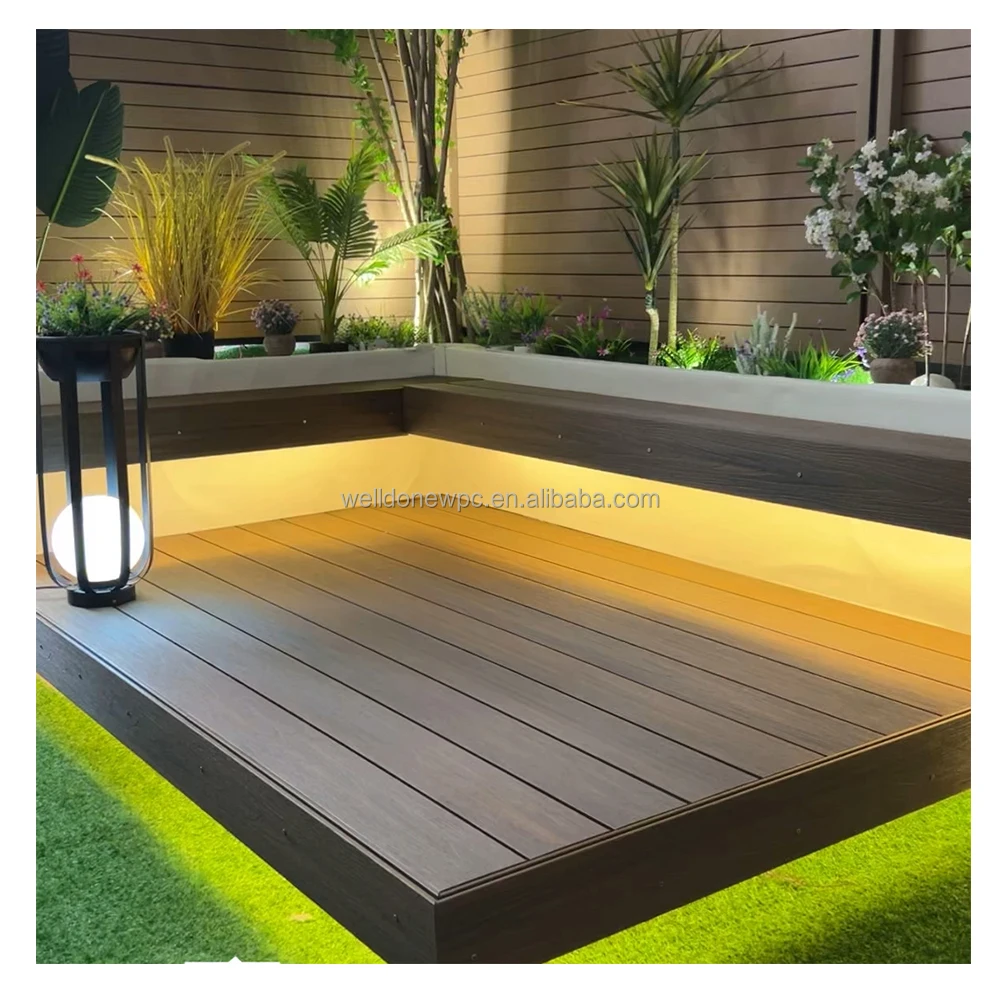 Waterproof Terrace Decking Wpc Composite Decking Wpc Floor Deck ...