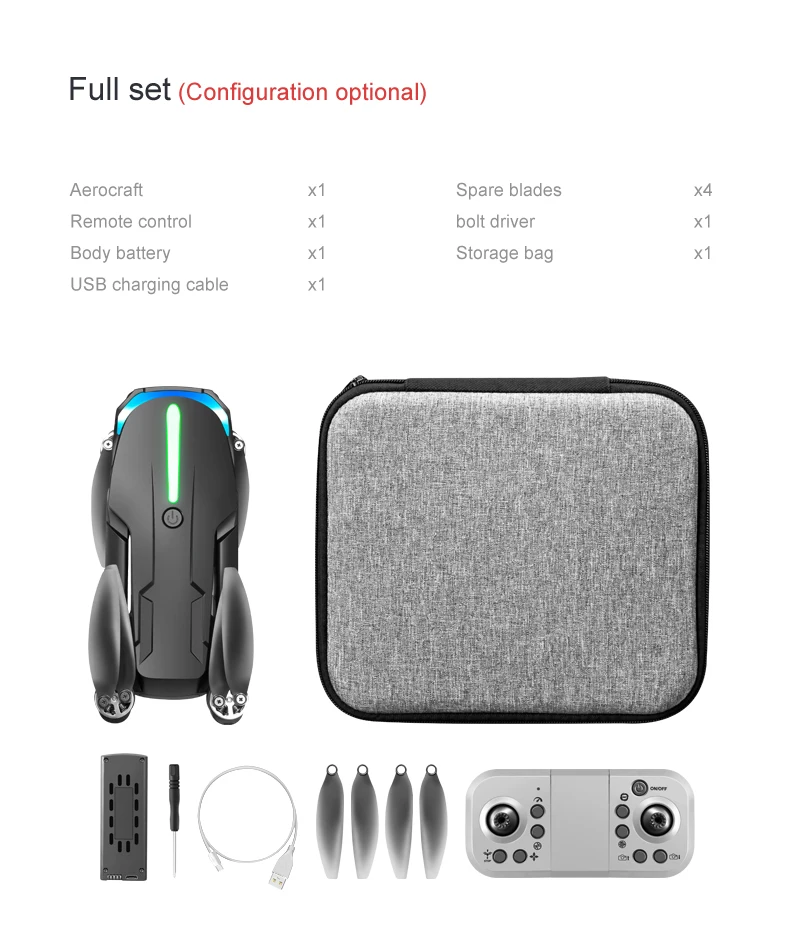 4K Dual Camera RG100 Pro Quadcopter Drone with GPS & 360 Obstacle Avoidance