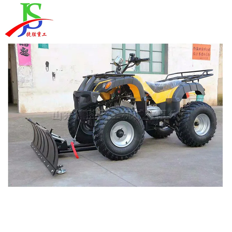 Efficient Snow Removal with the Four Wheeled Vehicle Snow Plow