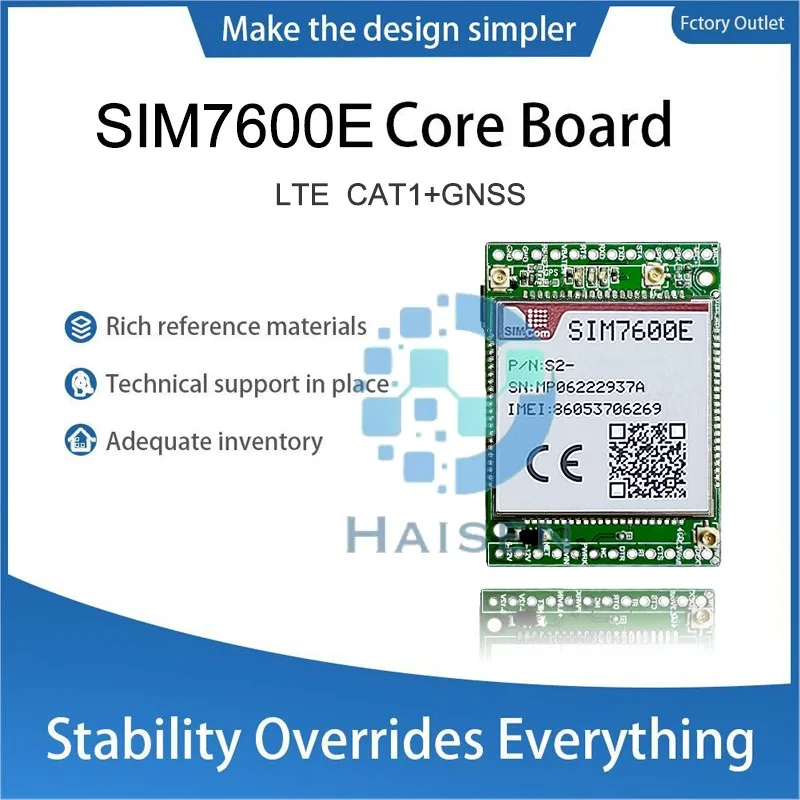 Haisen Simcom Sim7600e Core Board Lte Cat1 Voice Gnss