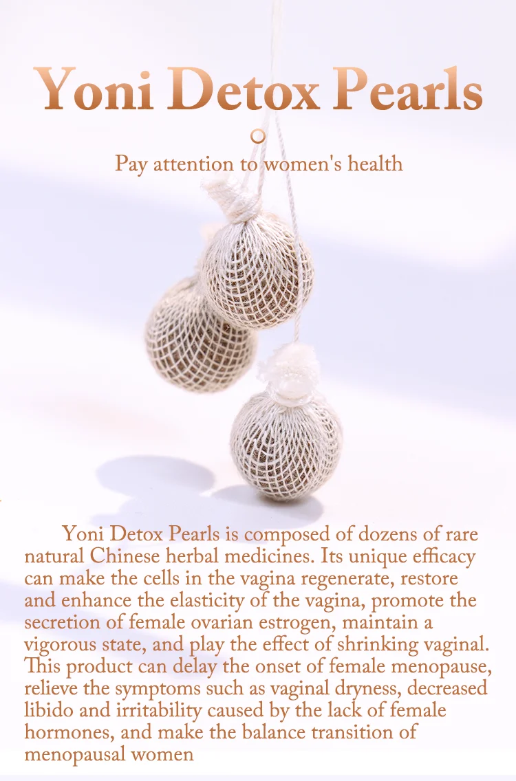 Yoni Detox Pearls - Natural Vaginal Cleaners Wholesale