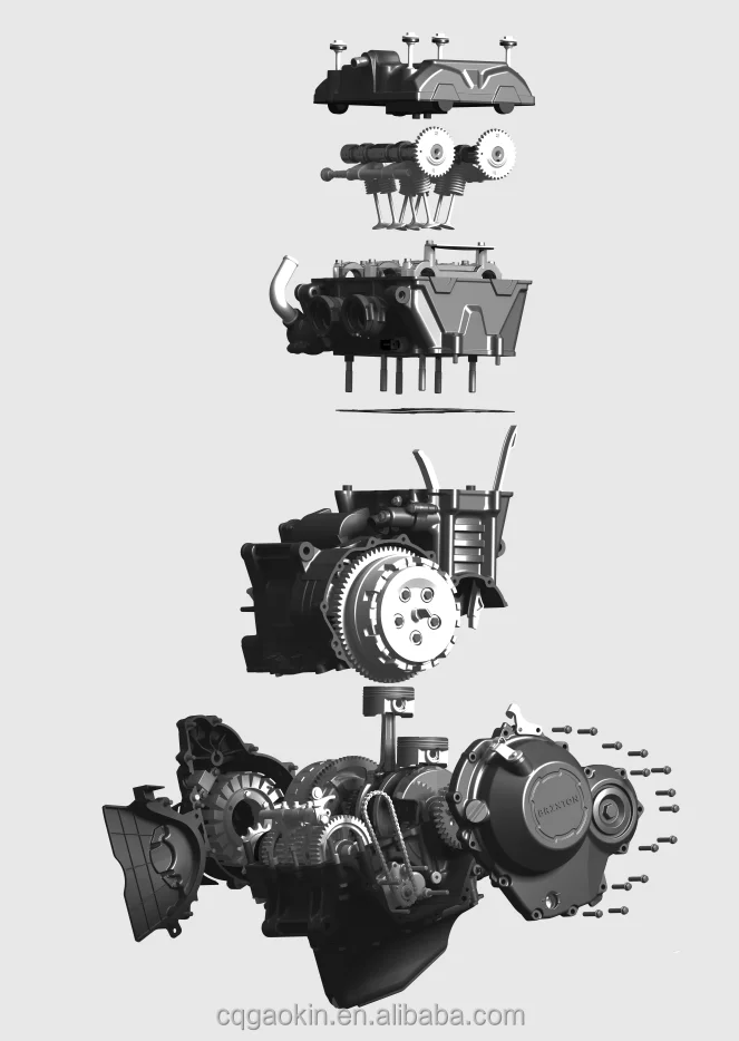 500cc Parallel Two Cylinder Motorcycle Engine - Buy 500cc Motorcycle ...