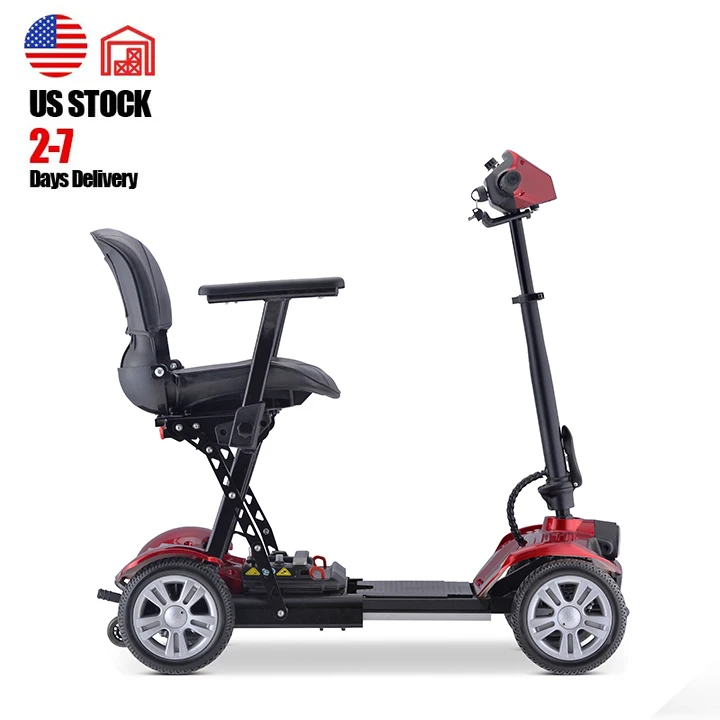 Cheap Price Long Range 4 Wheel Device Handicapped Folding Electric ...