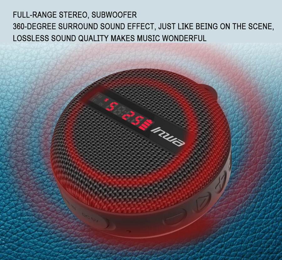 Inwa Portable Bt Speaker - Buy Bike Speaker With Speed Display,Wireless ...