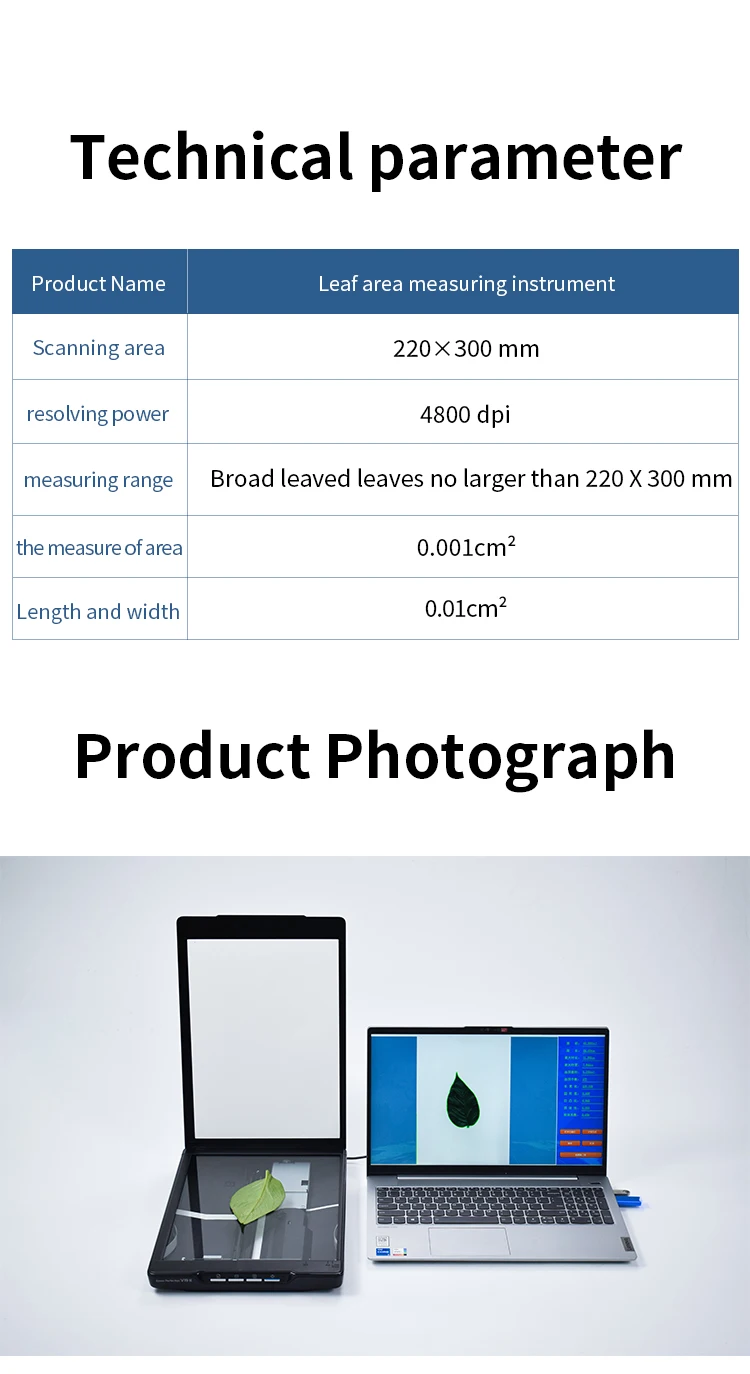 Living Leaf Outdoor-Use Area Leaf IMA Analyzer Portable Scanning ...