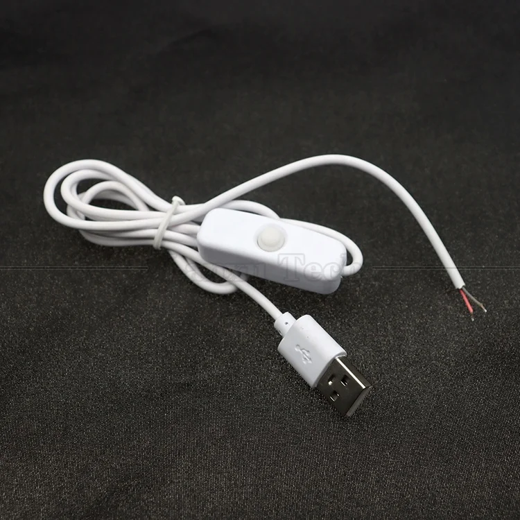 USB Power on off Switch Cable - Control LED Lights Easily