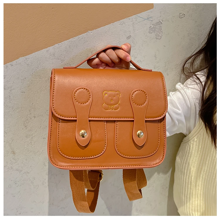 Fashion Mini Leather Backpacks for Kids Mochila Preescolar Toddler ...
