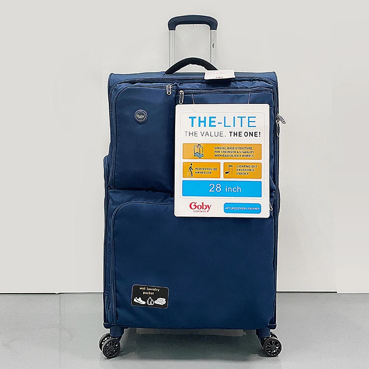 Goby London Travel Trolley Case Suitcase - Waterproof & Durable