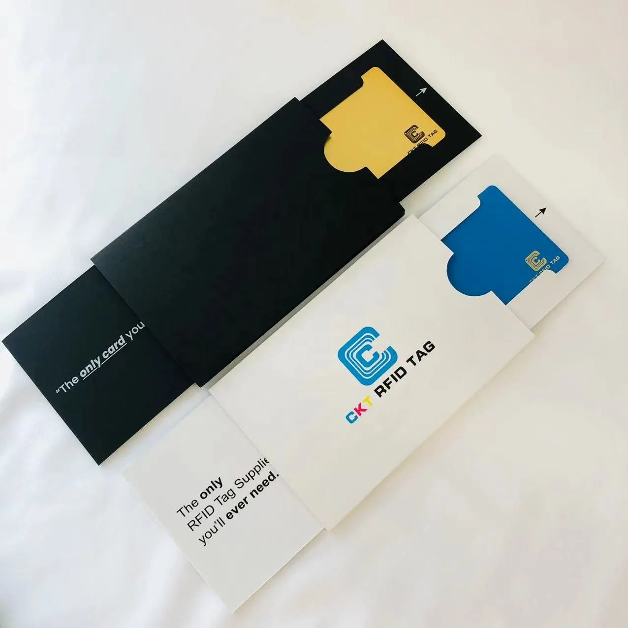 Custom Printed NFC Business Card Paper Sliding Luxury Packaging