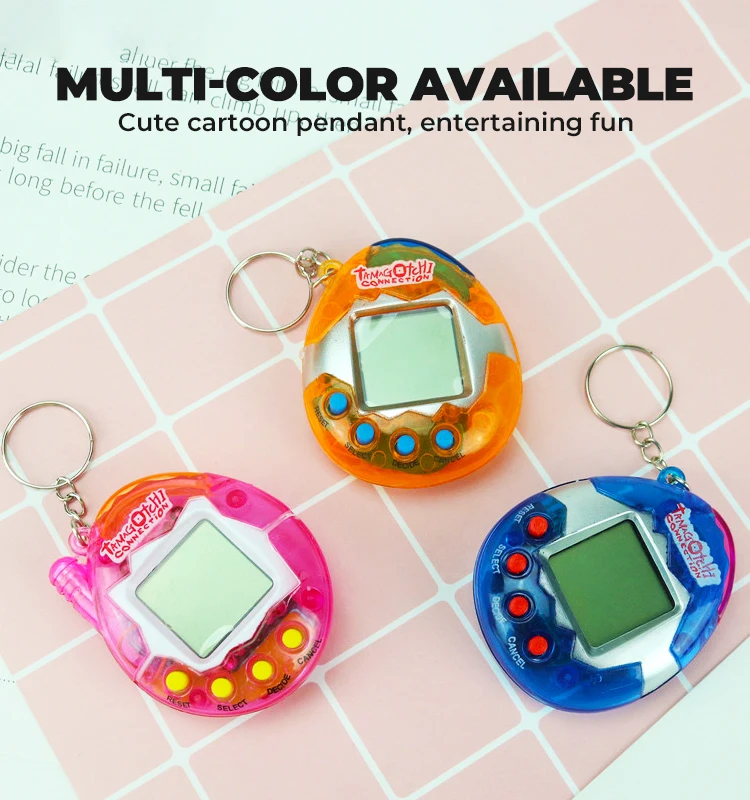 Nostalgic 49-In-One Tamagotchi Educational Electronic Pet Funny Pixel ...