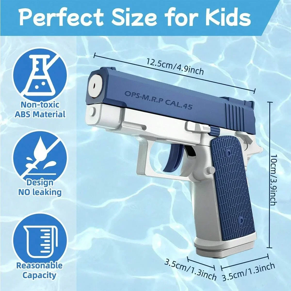 M1911 Outdoor Summer Pool Beach Shooting Games Water Blaster Pistol Toy ...
