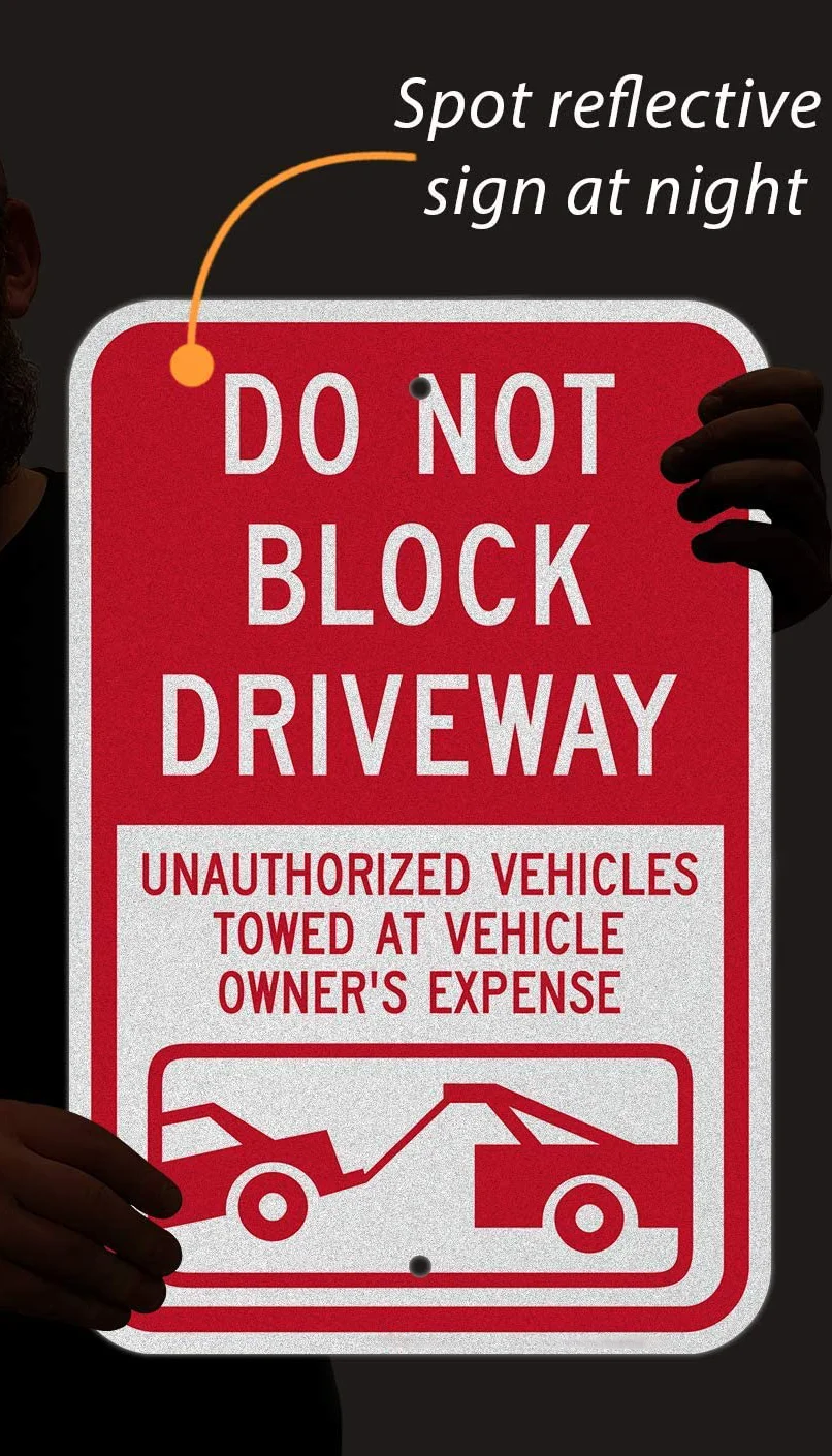 Benmu High Quality Red-white Reflective Aluminum Warning Signs-do Not ...