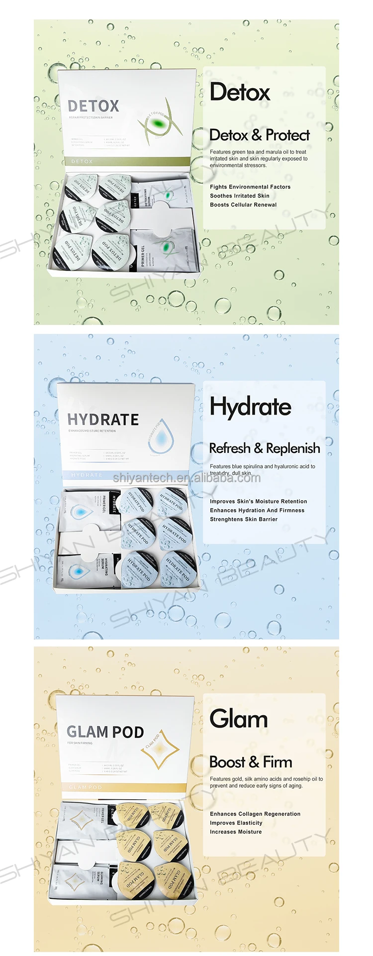 CO2 Bubble Oxygen Pods - Multifunctional Skin Care Capsules