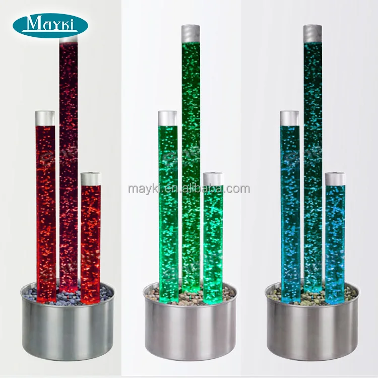 Bubble Tube Lamp and Fiber Optic Sensory Kit for Autism