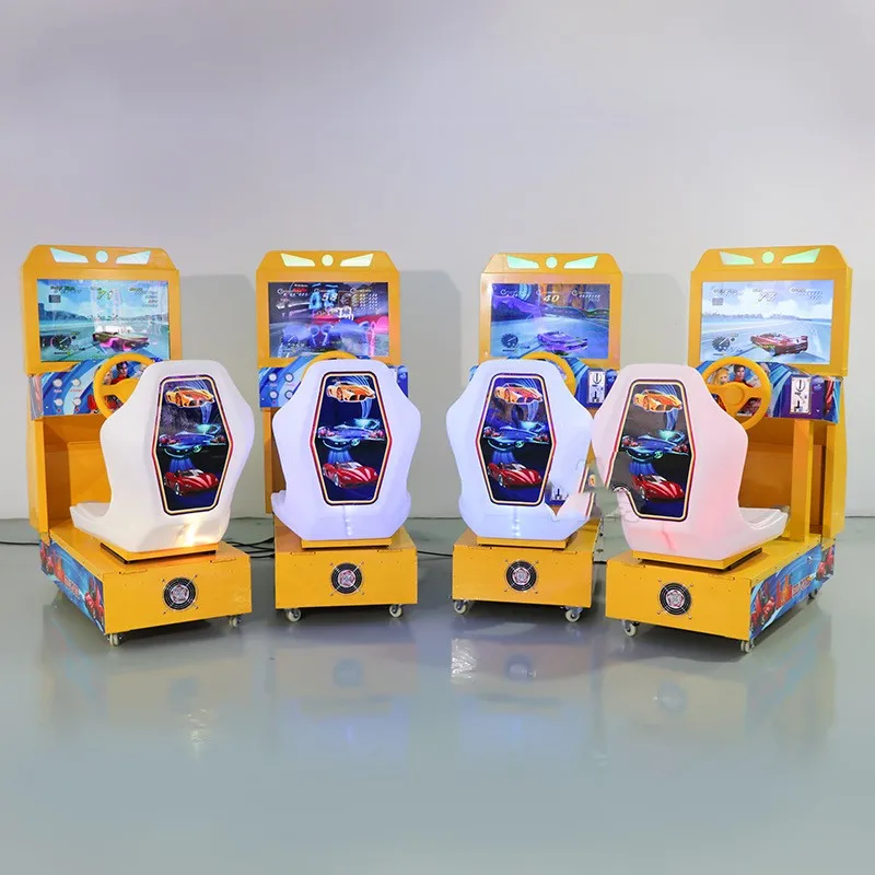 Kids Driving Race Car Arcade Machine - Racing Simulator