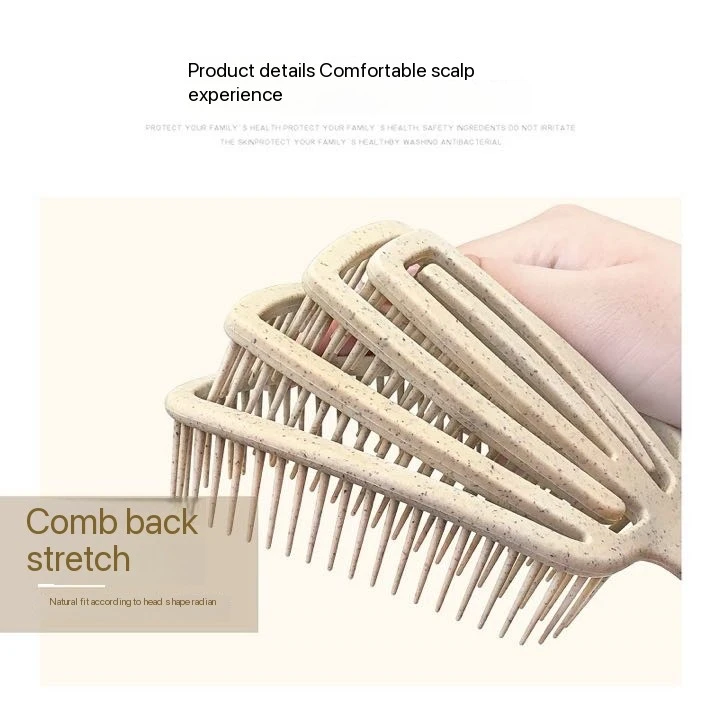 Eco-friendly Wheat Straw Comb - Detangle with Style