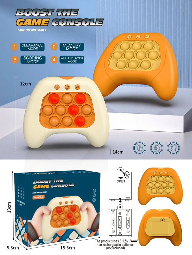 Pocket Toy 4 Mode Play New Stress Relief Sensory Electric Fidget Toys ...