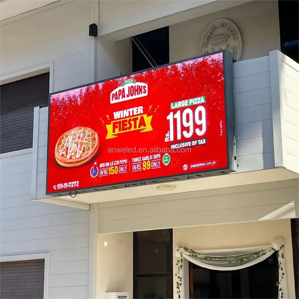 AOWE Outdoor LED Screen - Full Color 3D Advertising Display
