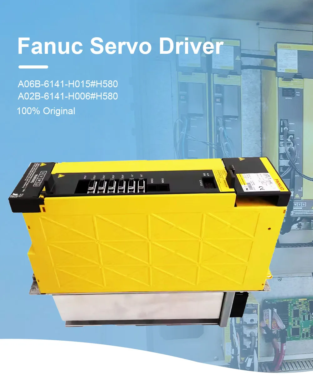 Original Used and New Fanuc Servo Amplifier Driver A06B-6141-H006#H580 Fanuc CNC Machine Control ...