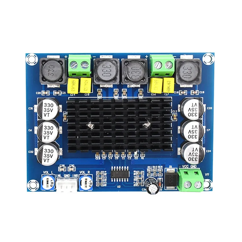XH-M543 High Power Amplifier Board TPA3116D2 Audio Amplification Module ...