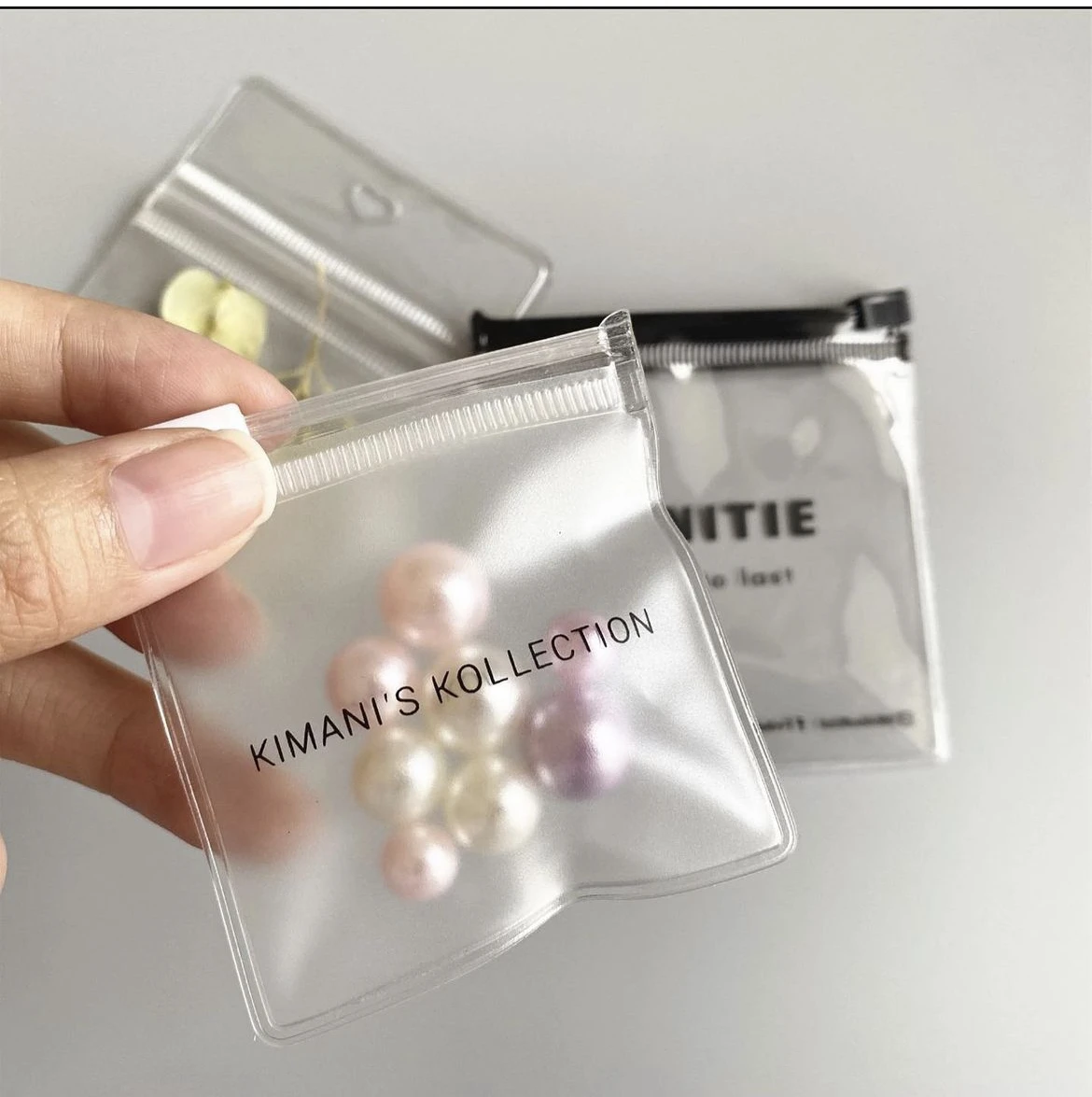 Custom With Your Logo Pvc Jewelry Pouch Jewelry Bags Clear Plastic ...