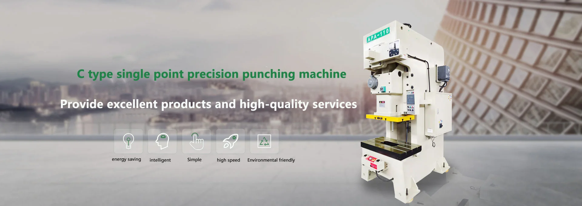 Apa Series 25 Ton Pneumatic Power Press Machine With Tooling - Buy 25 ...