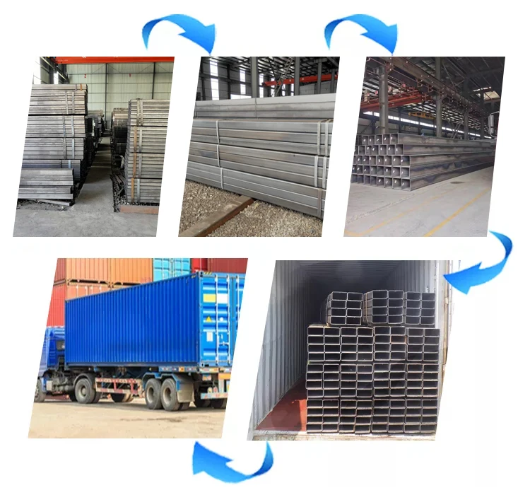 High Strength A235b Carbon Steel Rectangular Weld Tube 100*150mm Black ...