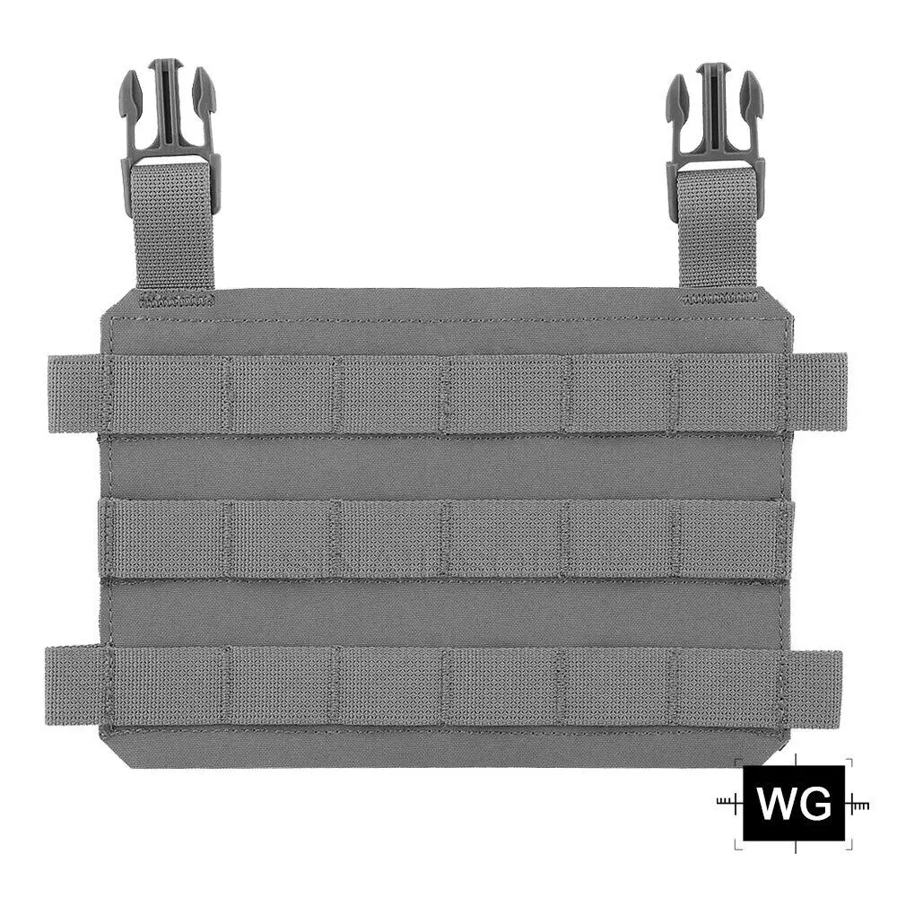 Tactical MOLLE Vest Front Panel Swift Clip Placard for Chest Rig Plate ...