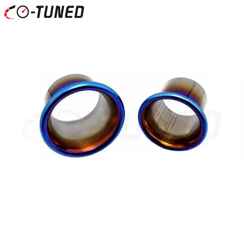 Burnt Blue Stainless Steel Racing Car Cold Air Compressor Intake Inlet ...