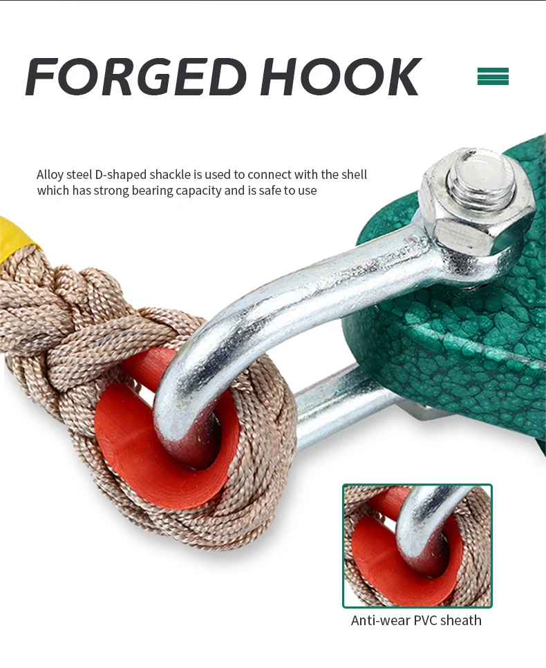 10m 20m 30m 50m Lifting Machine Lifeline Safety Device Self Locking ...