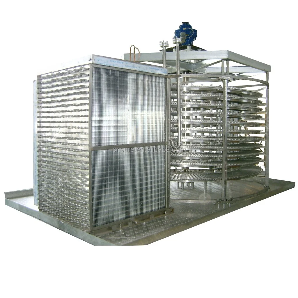 Spiral Freezer For Freezing Vegetables/spiral Belt Freezer - Buy Spiral ...