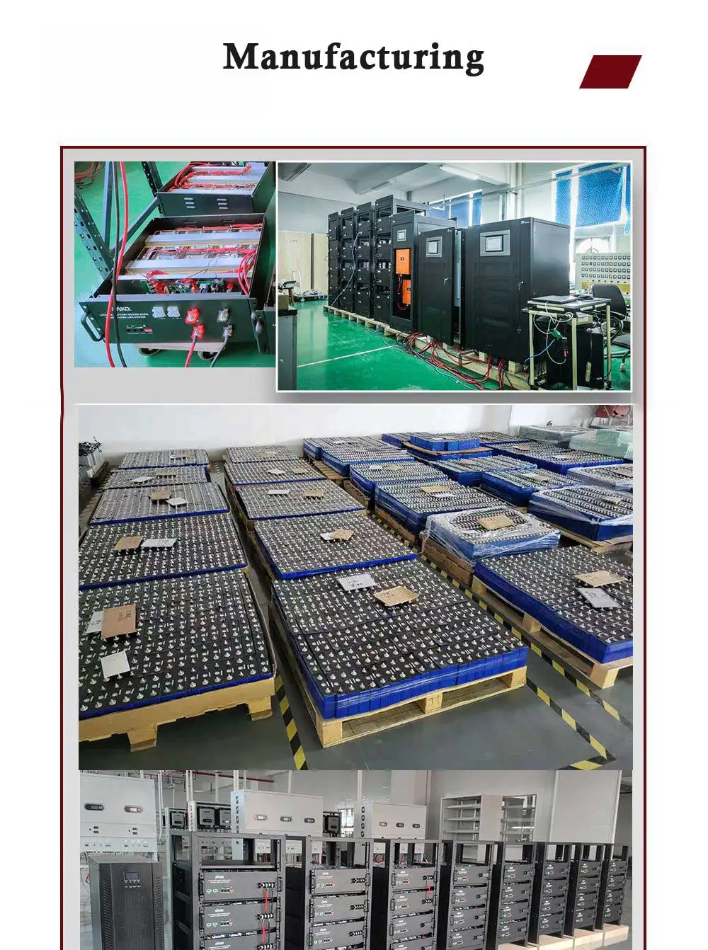 Batterie Lifepo4 Rack Lfp Lithium Iron Phosphate Battery Server Cabinet ...