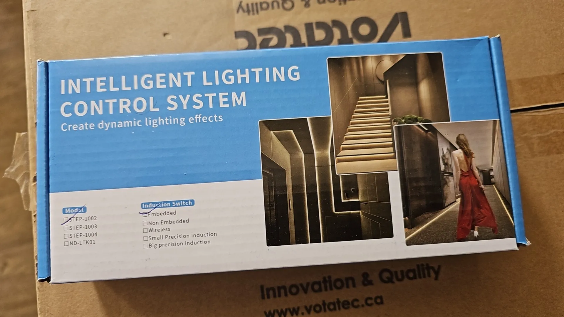 Automatic 20 Led Strips Smart Stair Lighting Controller System Motion ...